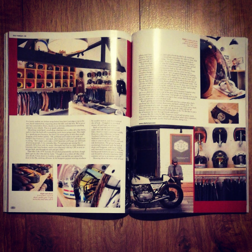 Four page spread in edition 6 of Built Mag! – Idle Torque