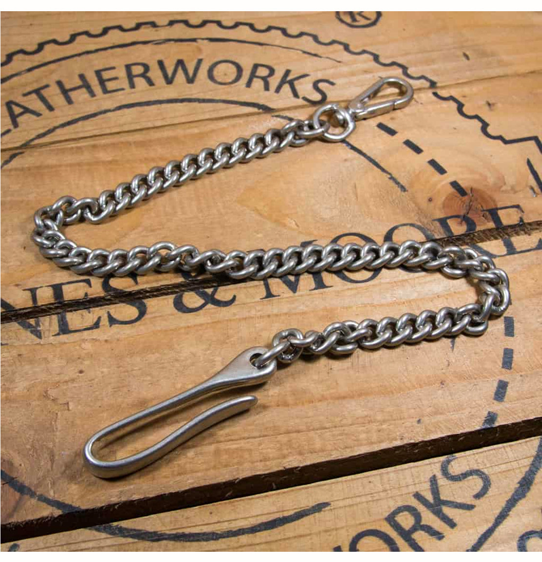 Antique Nickel Wallet Chain - Idle Torque