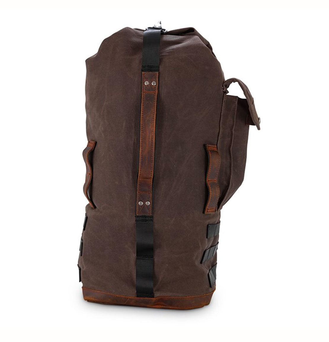Burly Brand - Sissy Bar Bag - Dark Oak – Idle Torque