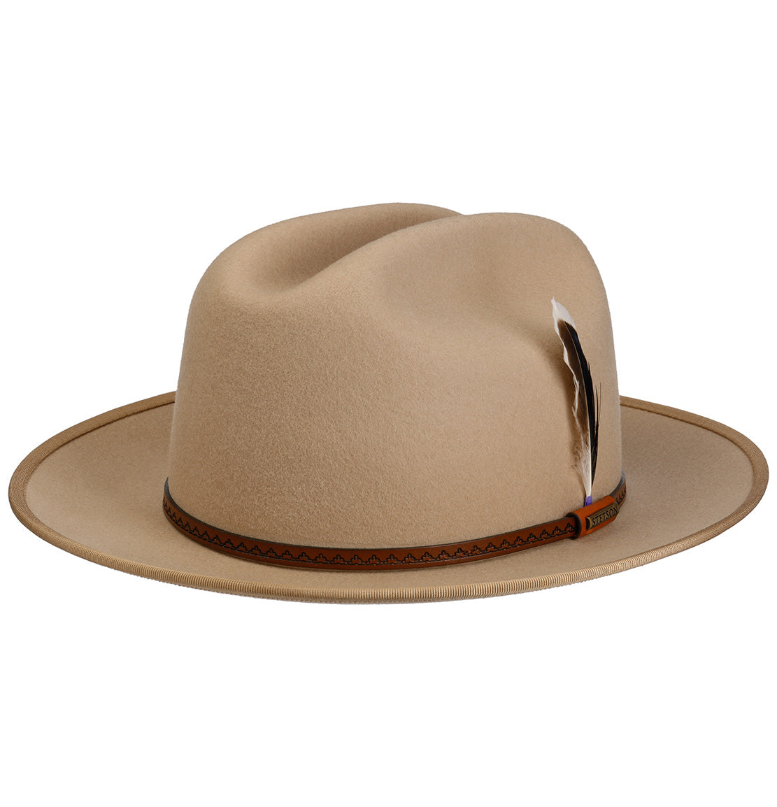 Open Road Western Woolfelt Hat - Oatmeal - Idle Torque