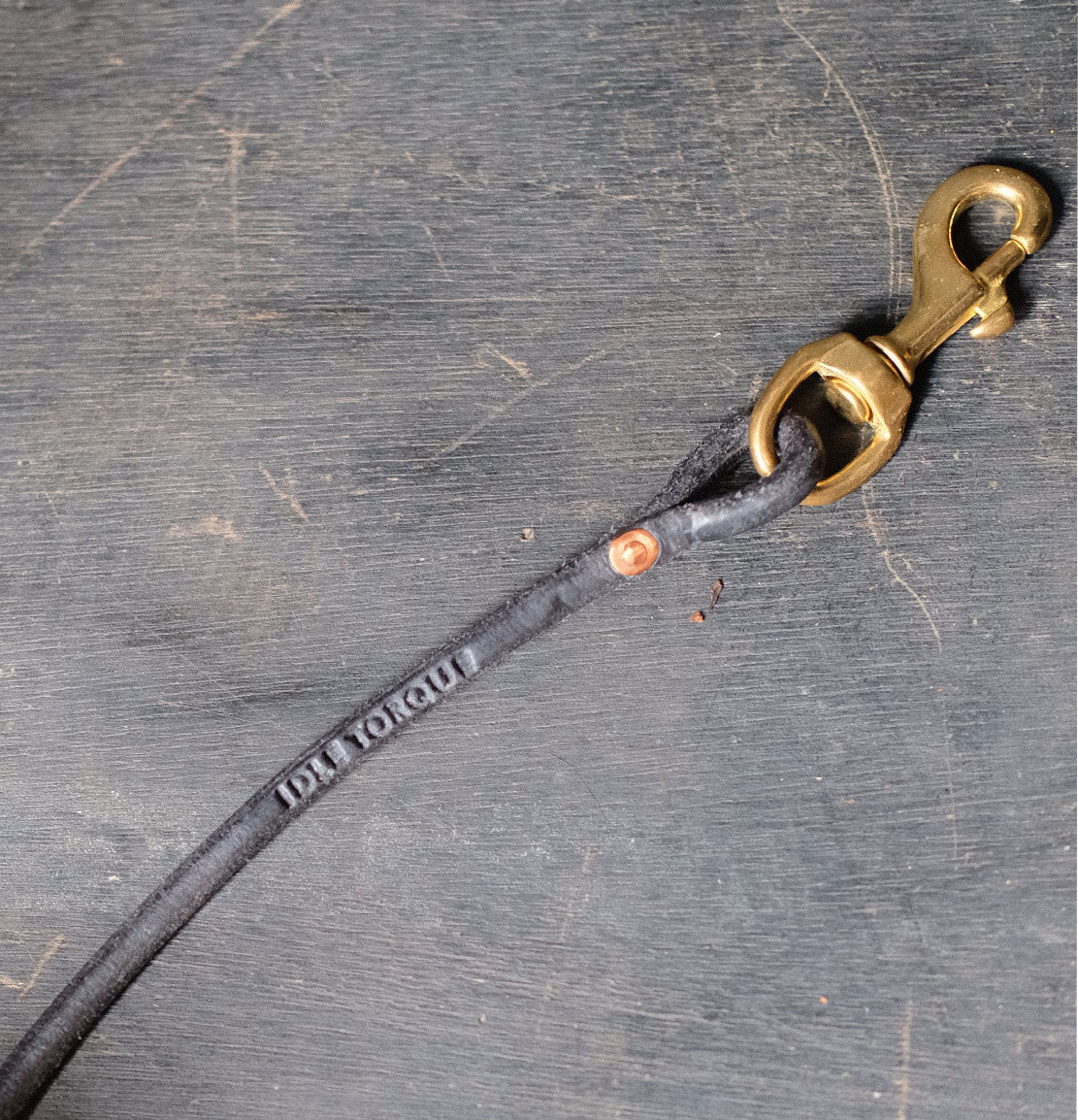 Leather Lanyard - Black - Idle Torque