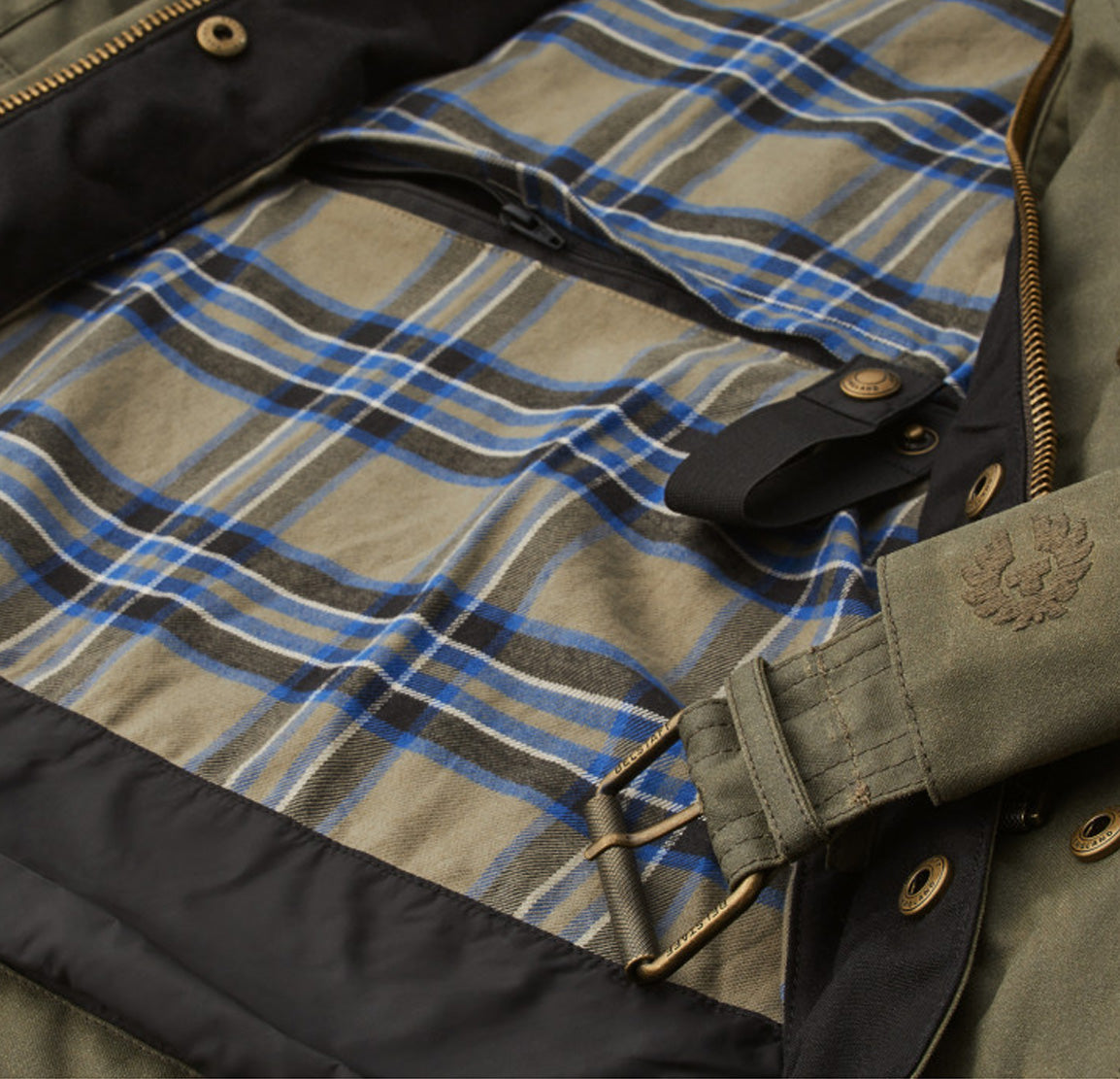 Women's - Trialmaster Waxed Cotton Jacket - Forest Green - Idle Torque