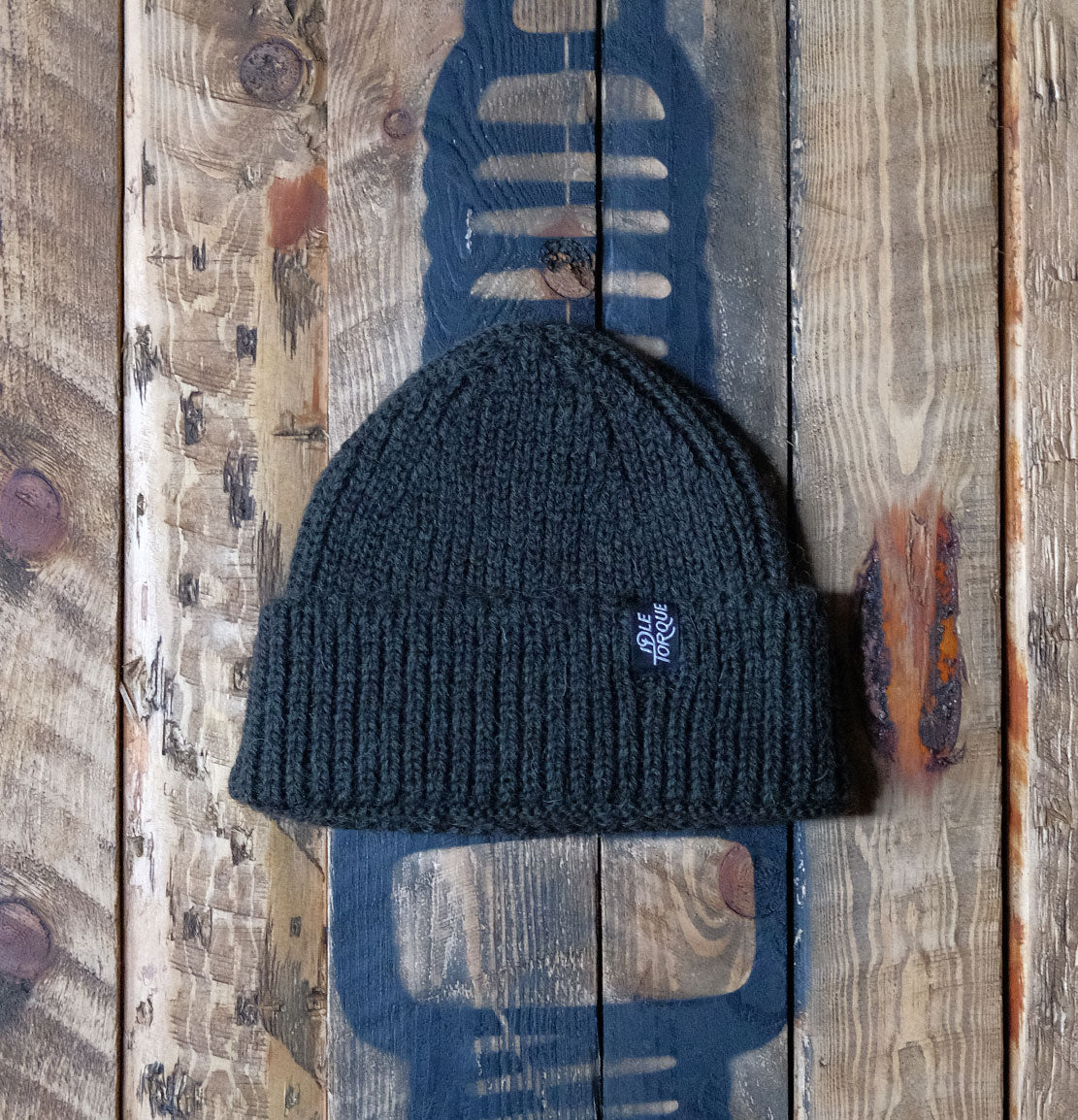 Chunky British Wool Hat - Moss - Idle Torque
