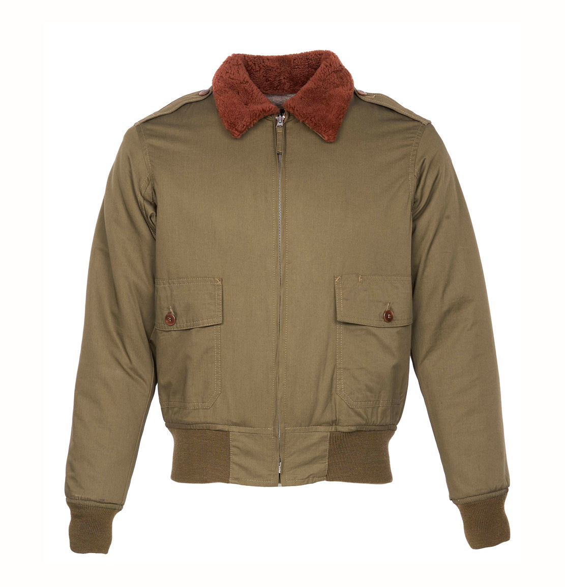 1943 B10 Flight Jacket - Olive Drab - Idle Torque