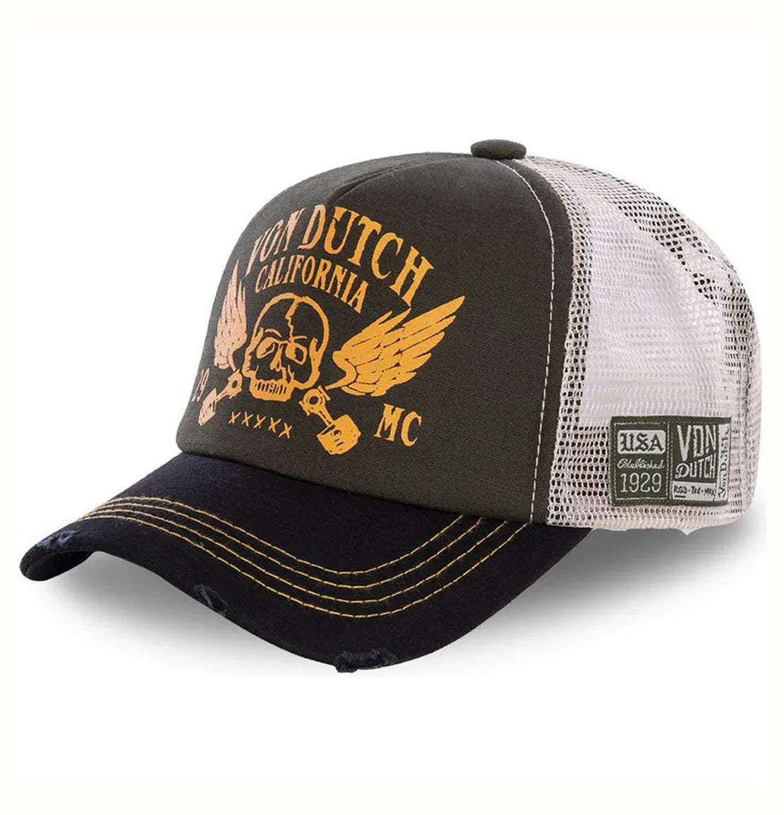 Crew Cap Black/Orange - Idle Torque