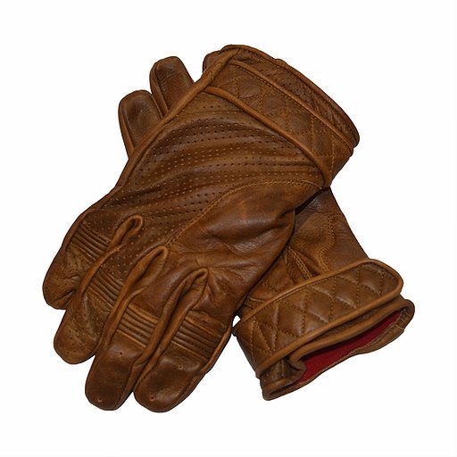 Short Bobber Gloves - Waxed Brown - Idle Torque