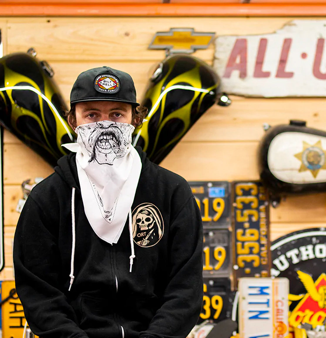 Biltwell - RMHF Snap Back Cap - Black – Idle Torque