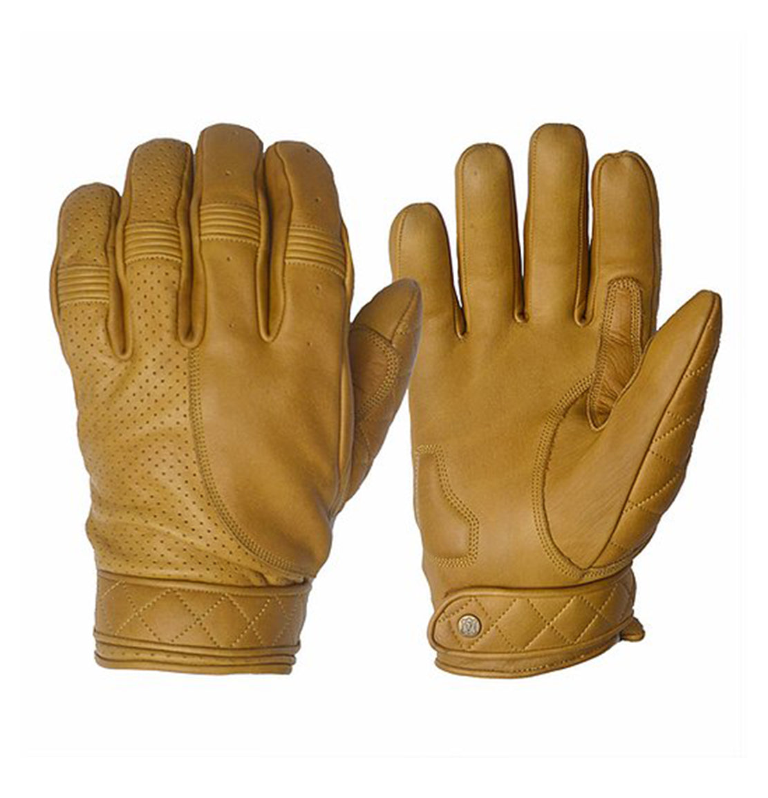 Short Bobber Gloves - Sand - Idle Torque